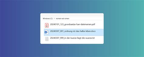File Names Best Practices For Naming Files