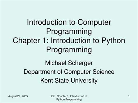 Ppt Introduction To Python Programming Timeline Basics And