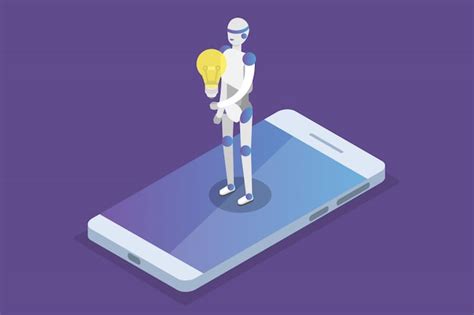 Premium Vector Online Virtual Assistant Chat Bot Isometric Concept Illustration