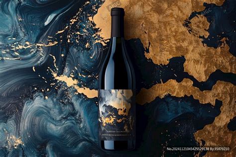 Ai创作图红酒主视 葡萄酒包装设计 新潮红酒设计 红酒原创设计 红酒视形象 进口酒设计 主视酒类主k 高端酒设计 葡萄酒浪花装饰画背景 海皮迈