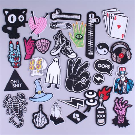 록 자수 패치 의류 Diy 아이언 패치 의 고품질 록 자수 패치 의류 Diy 아이언 패치