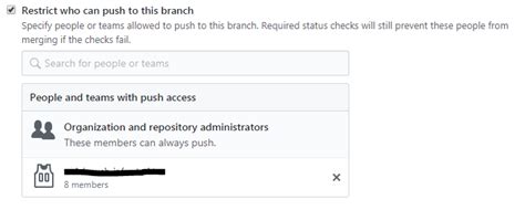Python Github Api Enable Push Restrictions For Branch Stack Overflow