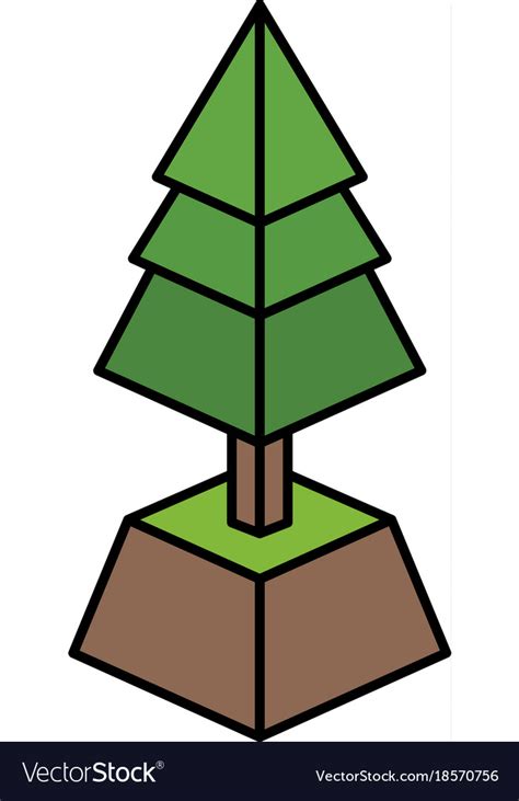 Pine Tree Design Royalty Free Vector Image VectorStock