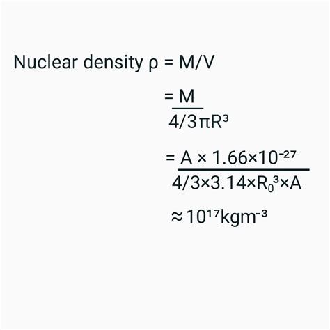 Nuclear Charge Nuclear Massnuclear Density And Nuclear Size