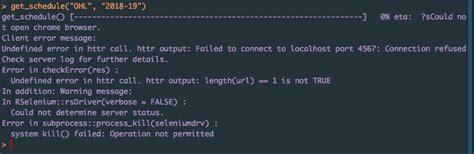 Some Strange Errors From Users In Package Probably Due To Rselenium