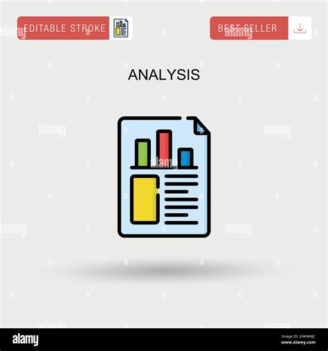 Analysis Simple Vector Icon Stock Vector Image And Art Alamy