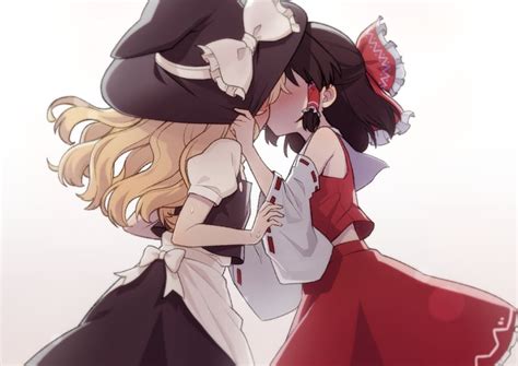 Hakurei Reimu And Kirisame Marisa Touhou Drawn By Heebee Danbooru