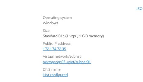 although vm has got public ip while this vm subnet associating with