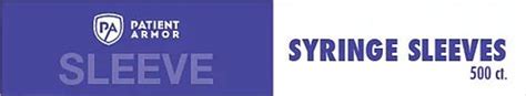 Patient Armor Syringe Sleeves