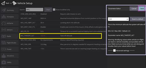 finding updating parameters px4 guide main