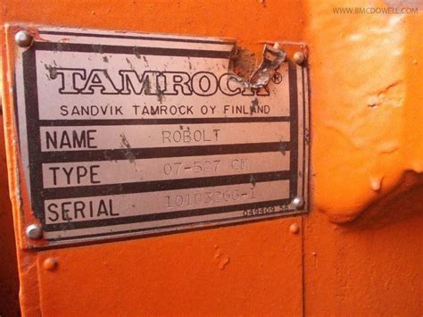 Sandvik Tamrock Robolt 07