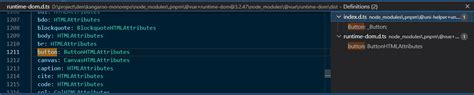 the type of vue runtime dom covers the type of third party libraries