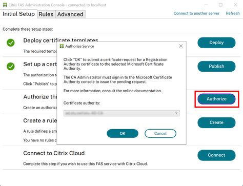 Install And Configure Federated Authentication Service