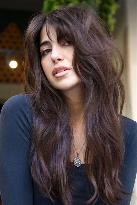 Rock The Long Wolf Cut And Embrace The Effortless Look Long Layered