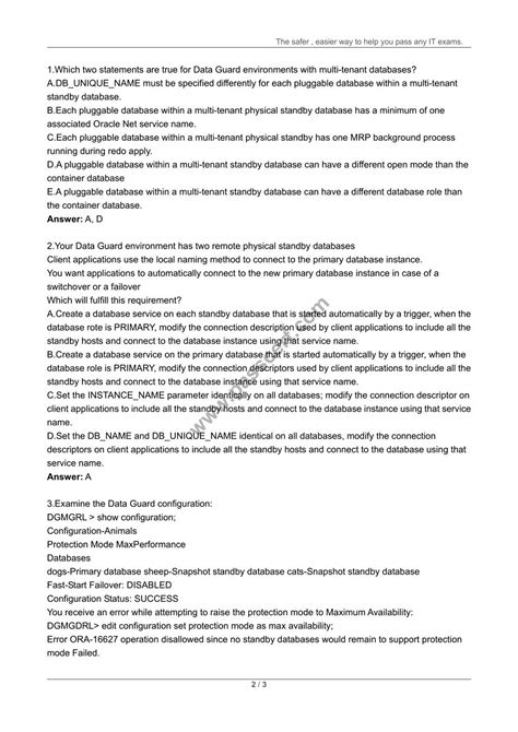 Ppt Oracle 1z0 066 Questions And Answers Powerpoint Presentation Free Download Id 7439557