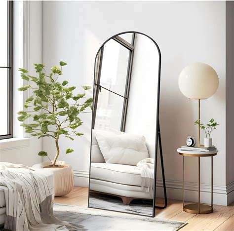 Arched Full Length Mirror Black Arch Floor Mirror In Bedroom Arched Floor Length Mirror