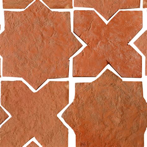 Rustico Tile San Felipe Arabesque Terracotta Tile Pattern