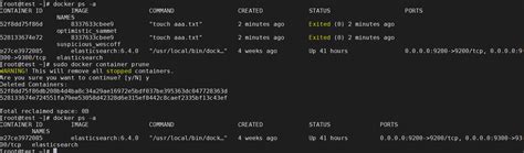 删除docker中已经停止的容器 天宇轩 王 博客园