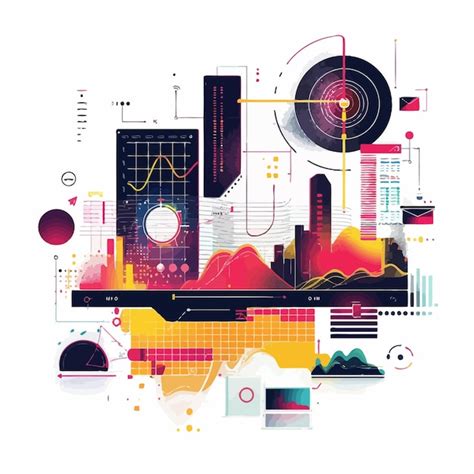 Premium Vector Data Analytics Vector Illustrationtechnology