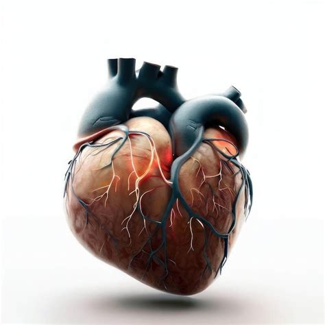 Premium AI Image Interactive Heart Model Simulation Generative AI