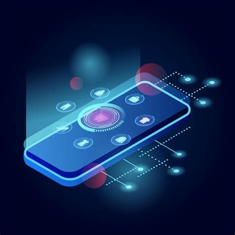 premium vector online shopping mobile marketing abstract digital user