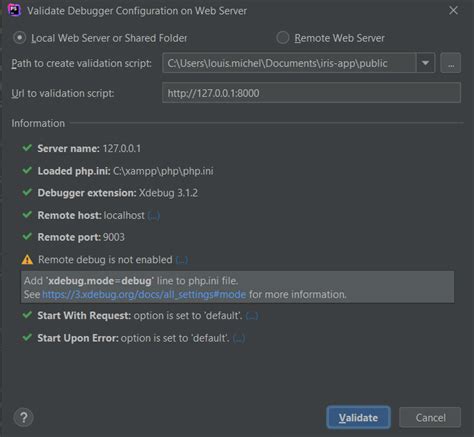 Php Cannot Debug With Xdebug 3 Stack Overflow