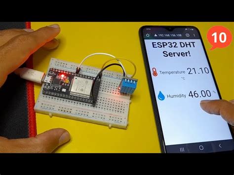 Interface Dht11 Dht22 With Esp32 And Display Values On Web