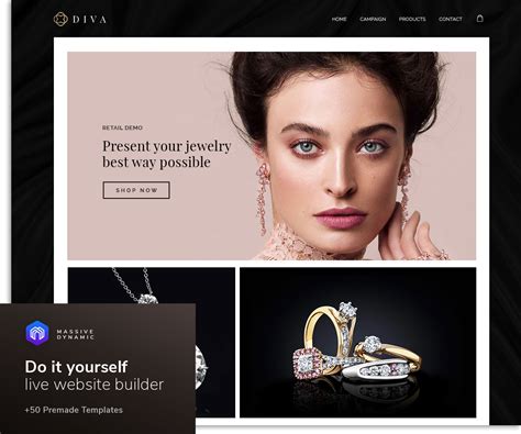 Jewelry Website Templates Wordpress