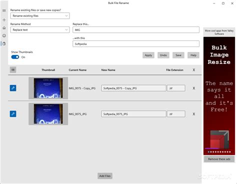 Bulk File Rename Download Free Windows Softpedia