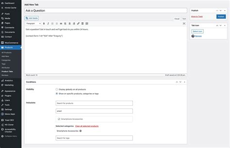 Woocommerce Add New Tab Single Product Page