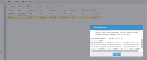 Cannot View Filesystem After Creation General Openmediavault