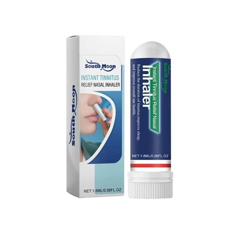 South Moon Tinnitus Treatment Nasal Inhaler Relief Ear Discomfort