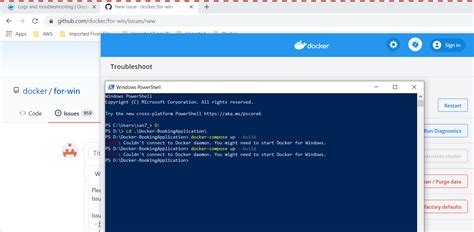 I Am Getting Error Cannot Connect To Docker Daemon · Issue 8008