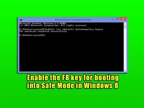Enable The F Key For Booting Into Safe Mode In Windows YouTube