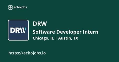 Drw Is Hiring Software Developer Intern Chicago Il Python Java Rchicagotechjobs