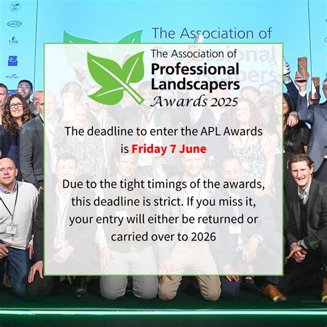 Association Of Professional Landscapers Apl On Linkedin Aplawards Weareapl
