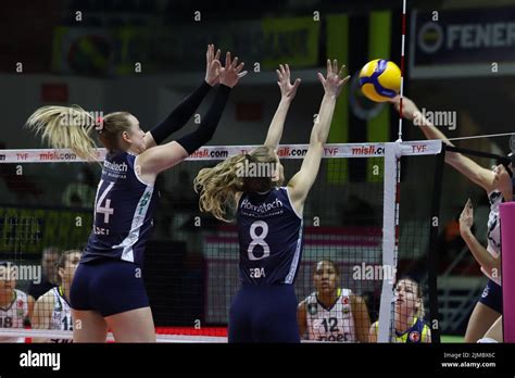 Istanbul Turkey March Kelsey Veltman And Nazli Eda Kafkas