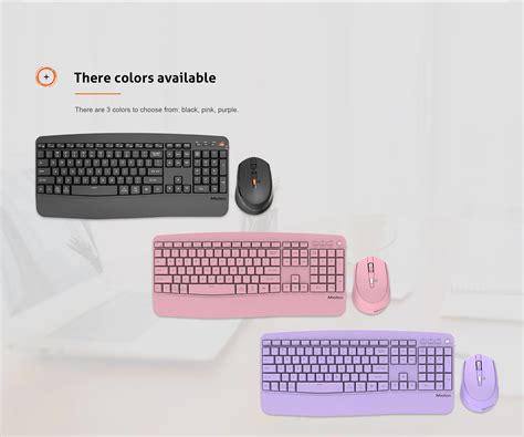 Meetion Full Size Rechargeable Wireless Ergonomic Keyboard And Mouse Combo Set For Pc Laptop