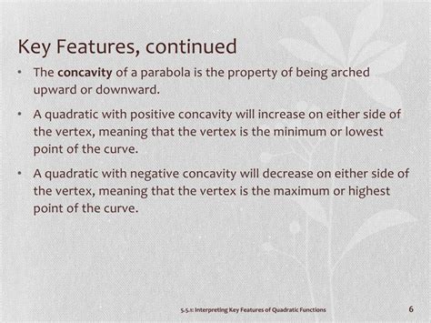 PPT Interpreting Key Features Of Quadratic Functions PowerPoint Presentation ID 6994141