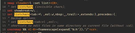 Vim Not Displaying Listchars Correctly For Glyphs It Can Show In Normal