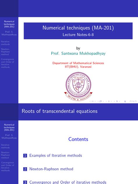3 lecture note 6 8 convergence pdf numerical analysis