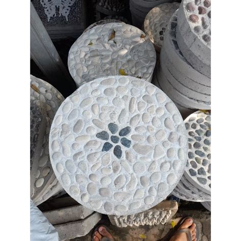 Jual Steping Stone Bulat Batu Pijakan Taman Shopee Indonesia