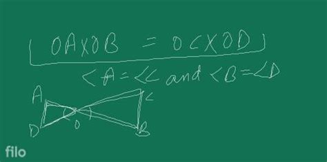 D In The Figure OA OB OC OD Then Prove That A C And B D E The