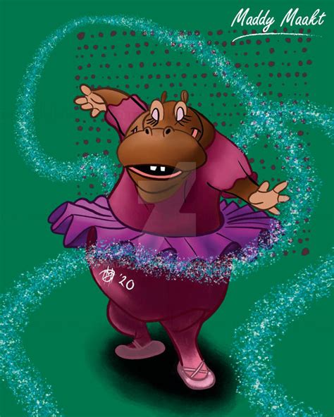 Disney Fantasia 1940 Dancing Hippo By Maddymaakt On Deviantart