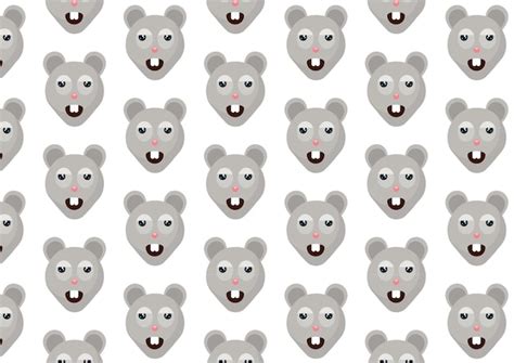 Premium Vector Rat Illustration Pattern Vector