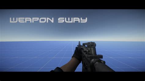 unity 3d tutorial make a fps game weapon sway youtube