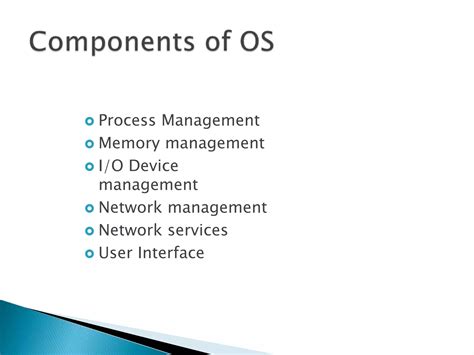 Operating System Presentation Pptx Operating Systems Computer Software And Applications
