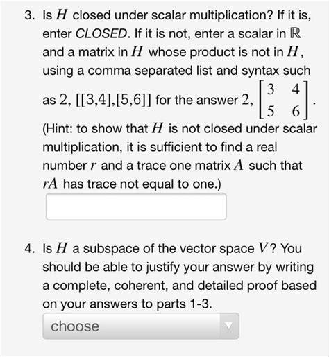 solved 1 point the trace of a square n x n matrix a