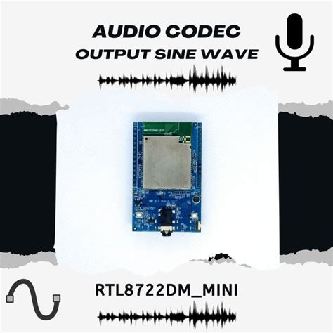 Audio Codec Output Sine Wave