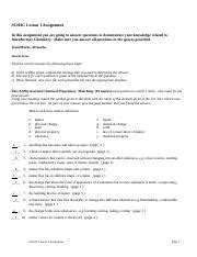 SCH4C Lesson 1 Assignment Pkaur Docx SCH4C Lesson 1 Assignment In This Assignment You Are